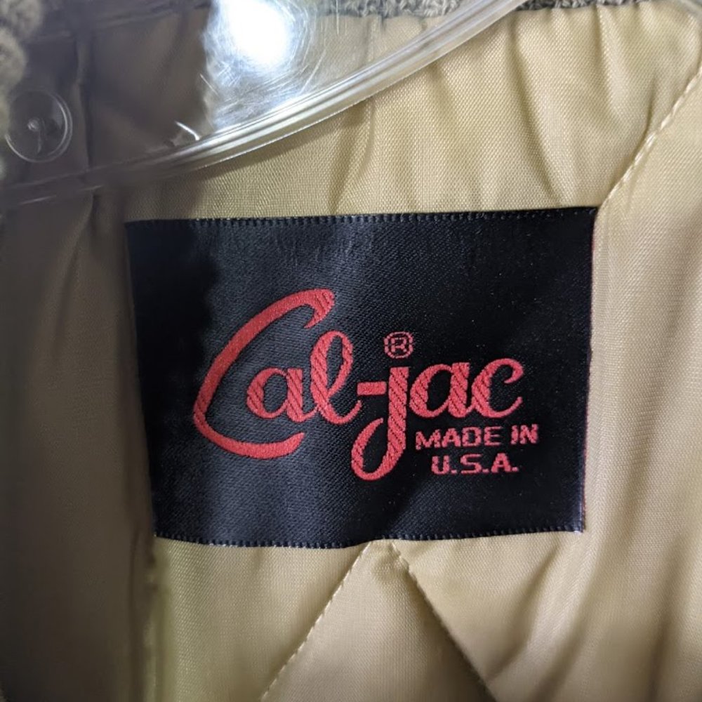 Vintage Cal Jac Xxl Chorejacket Quilted Lining - Gem